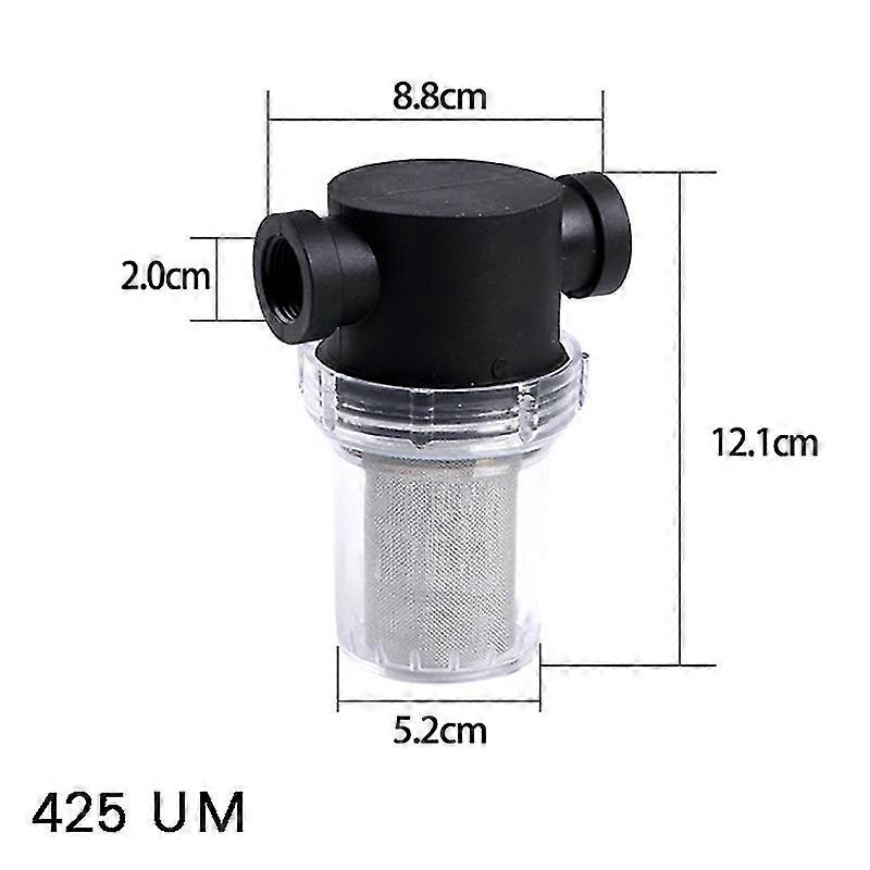Garden Pond 32mm Inline Mesh Strainer Water Pump Irrigation High Flow ...