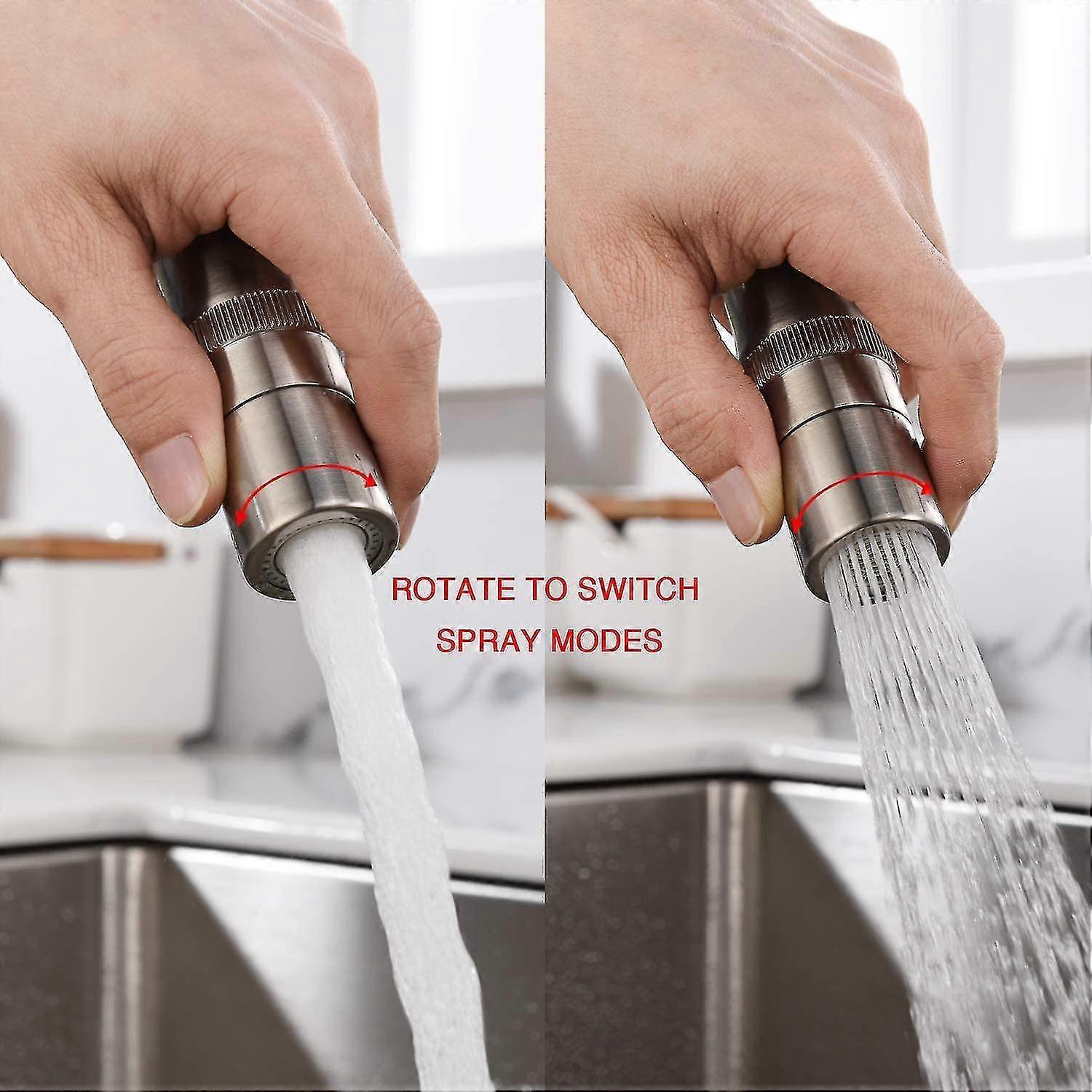 3 Way Kitchen Taps Pull Out Filter Sink Mixer Tap Purifier Tap 360 ...