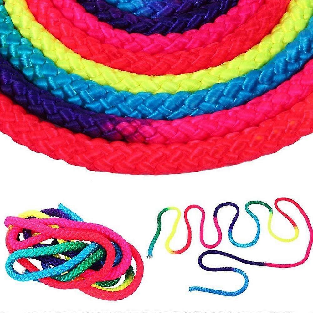 Tizzy Gymnastics Rope, Rainbow Color Rhythmic Gymnastics Rope Sports ...
