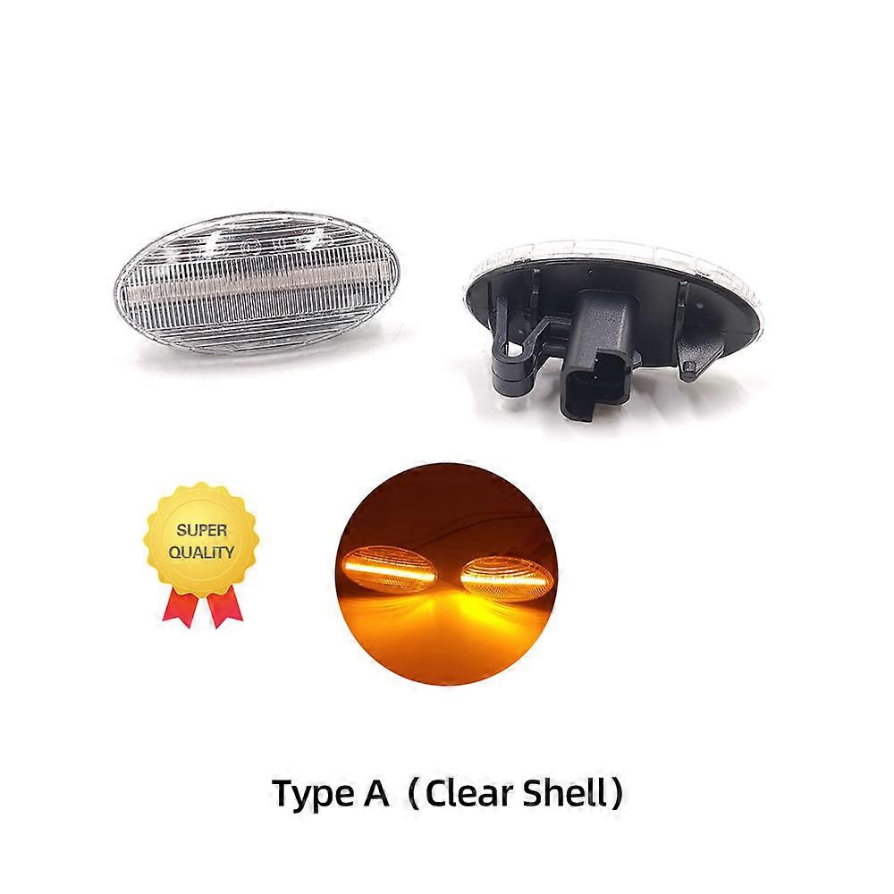 2PCS For Peugeot 307 206 407 107 607 Citroen C1 C2 C3 C5 LED Dynamic ...