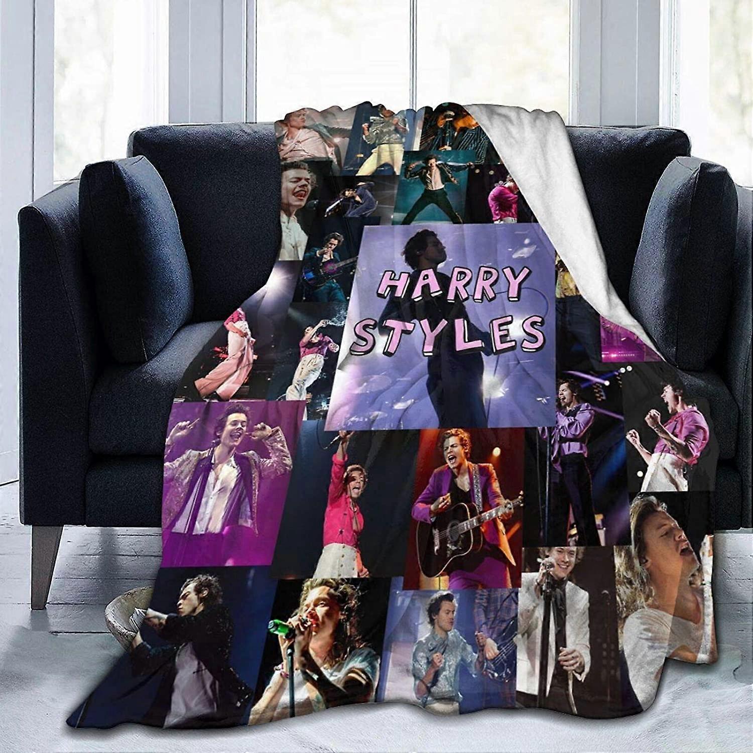 Harry-Styles Blanket Ultra-Soft Cozy Bedding Skin-Friendly Flannel All ...