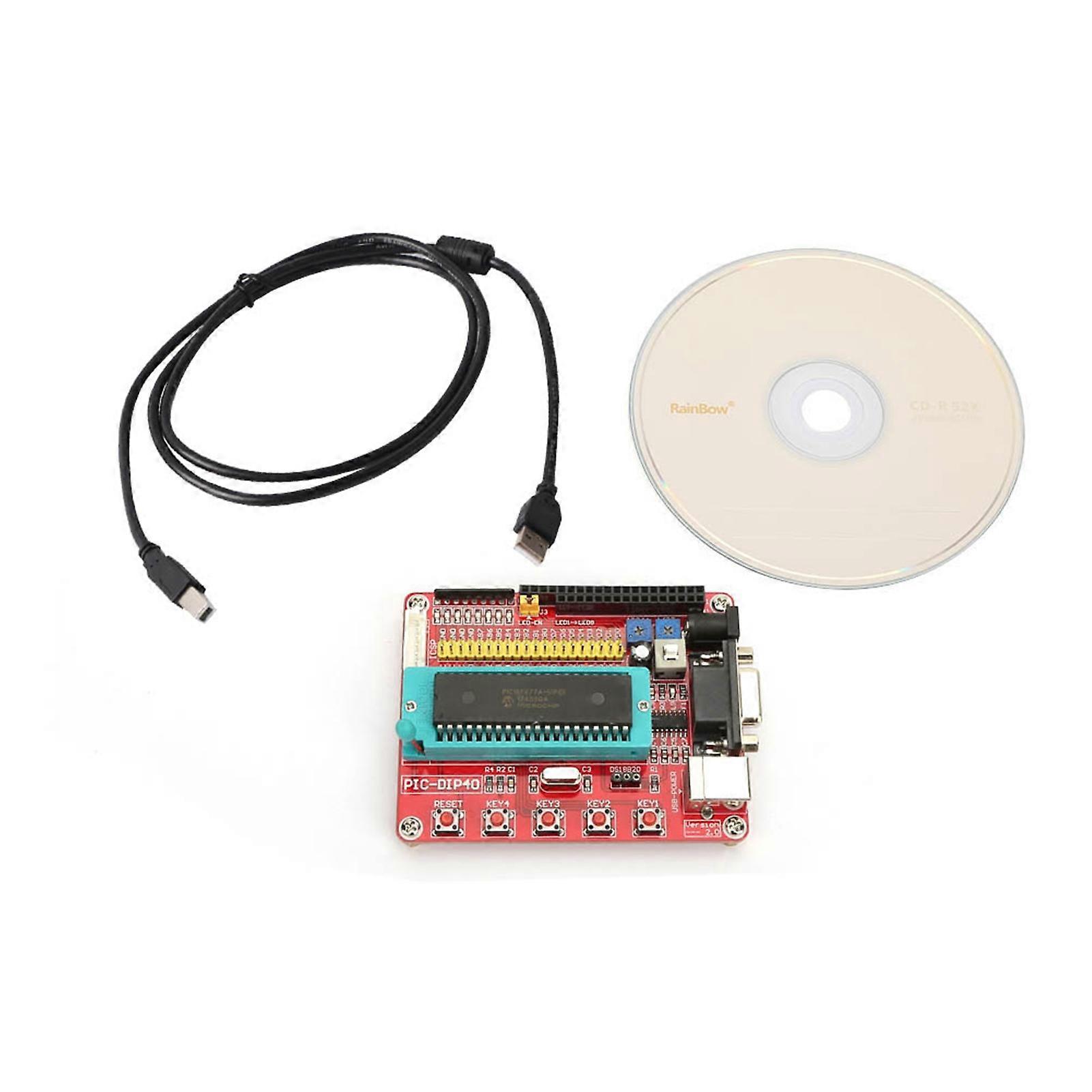 Microchip Learning Board PIC16F877A Microcontroller Development Board ...