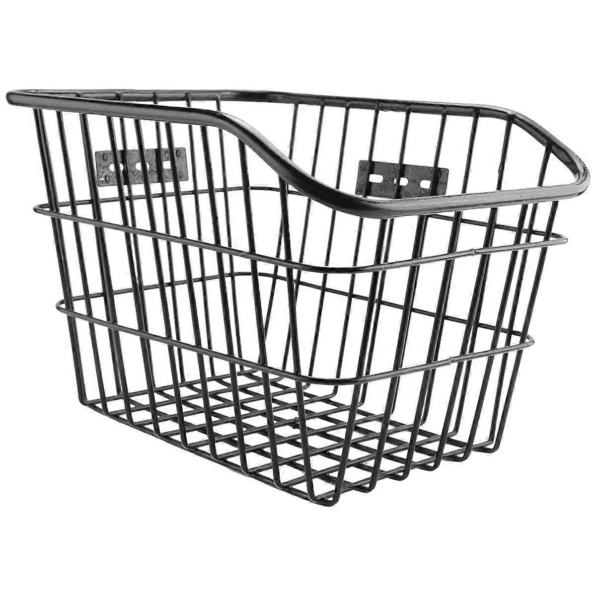 Rear Bike Basket Waterproof Large Capacity Metal Wire Bicycle Basket ...