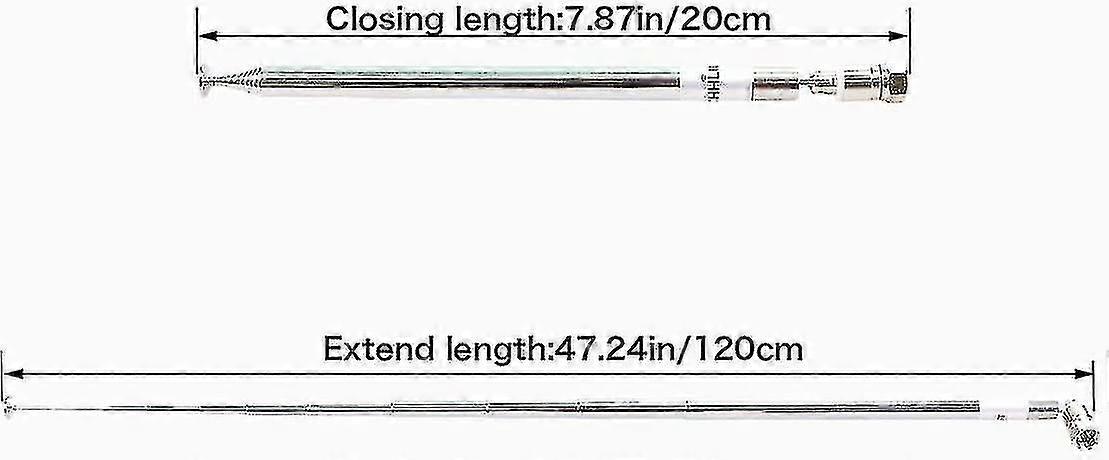 Universal 75 Ohm Am Fm Radio Antenna, 120 Cm 47.2 Inch Long, 10 Section ...
