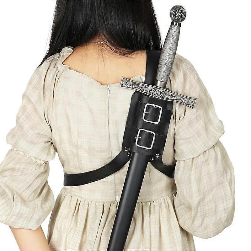 Blade Holster Costume Medieval PU Leather Blade Frog Cosplay Sheath For ...