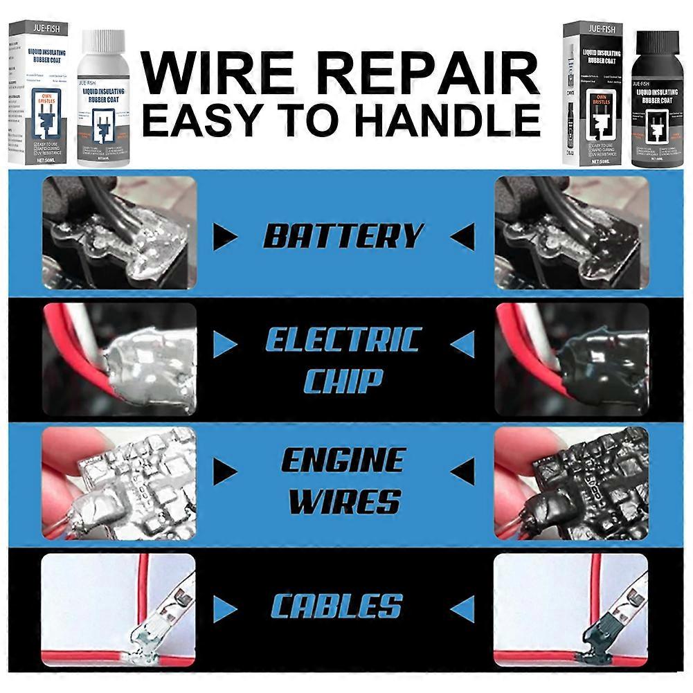 Liquid Insulating Tape Repair Rubber Electrical Wire Cable Coat Fixing ...