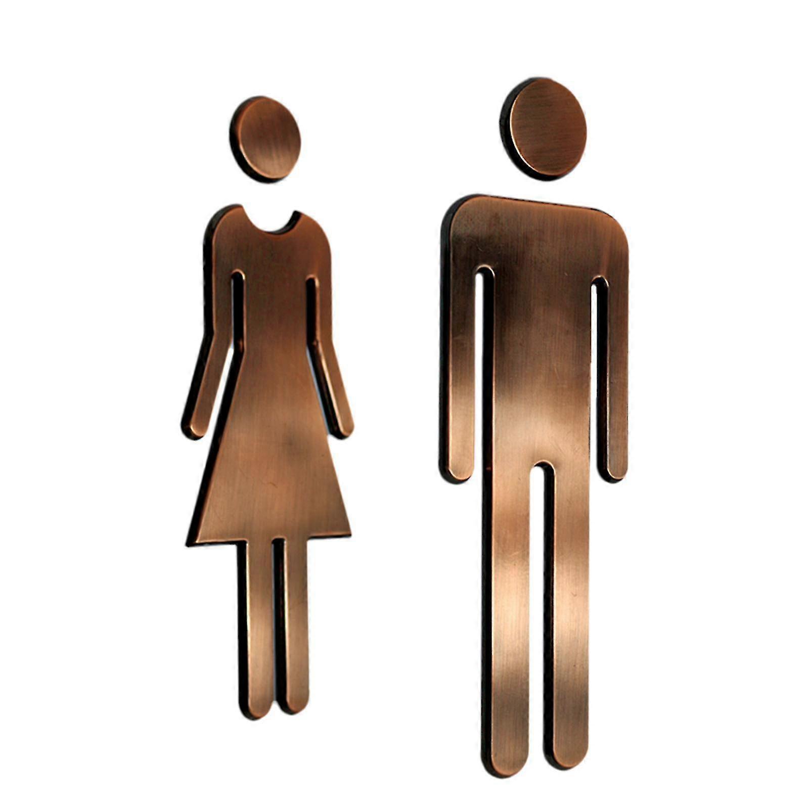 20xman&woman Wc Decals Toilet Signs Restroom Washroom Signage Plaque ...