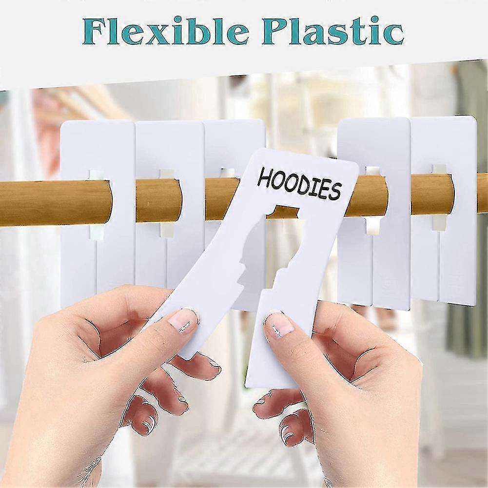 30 Closet Dividers For Hanging Clothes- Rectangle Clothing Size ...