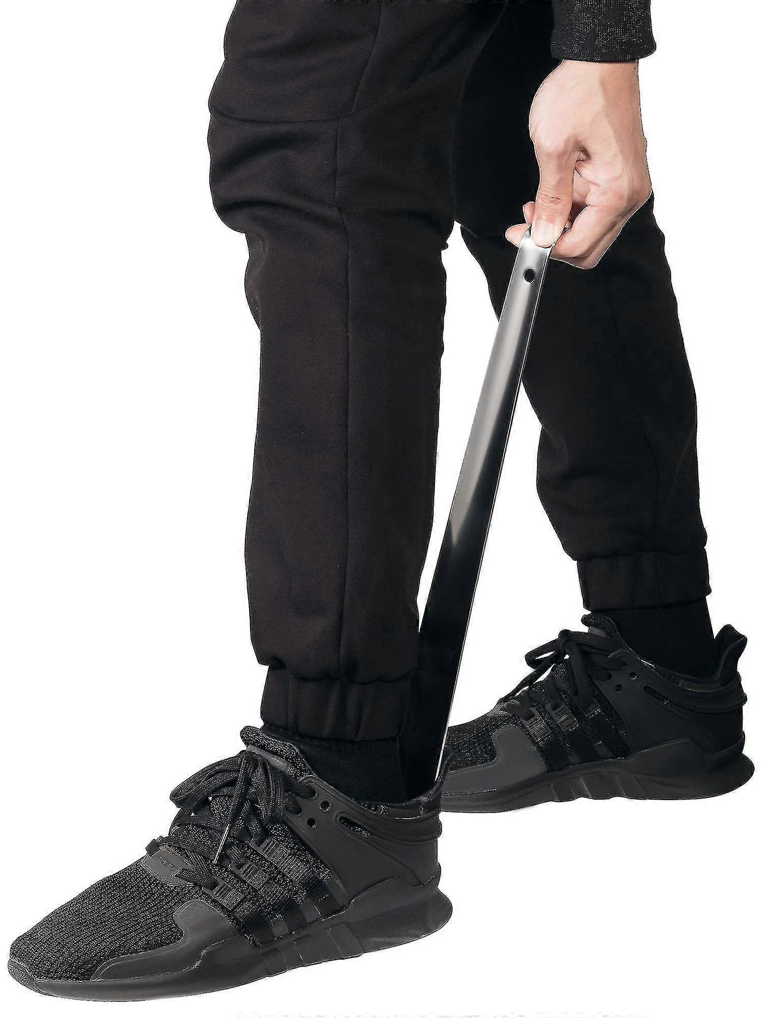 2 Pack Stainless Steel Shoe Horns Long Handle Shoe Horn With Comfort ...