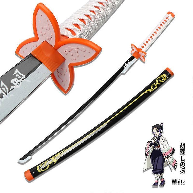 104cm Demon Slayer Katana Sword Kimetsu no Yaiba Wooden Cosplay Anime ...
