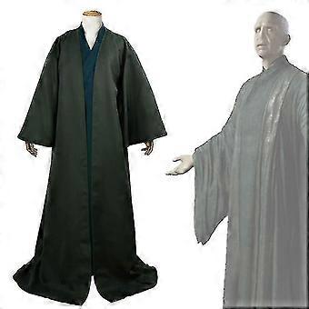 Voldemort Robe Cosplay Costume Set Adult Halloween Costume Hoodie Cape ...