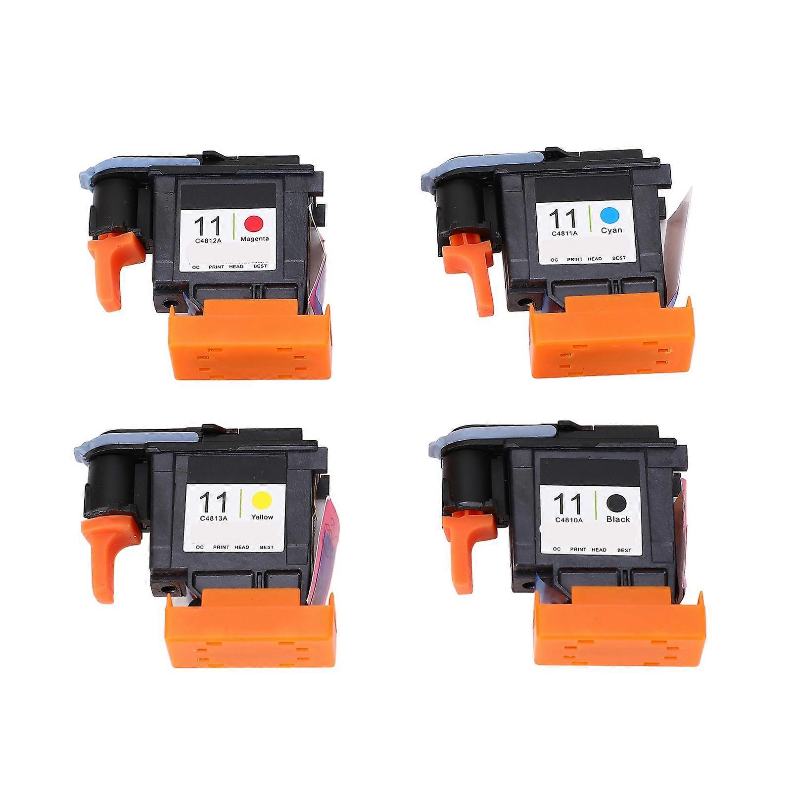 4 Pcs Printhead Printer Head Magenta Black Cyan Yellow Print Head ...