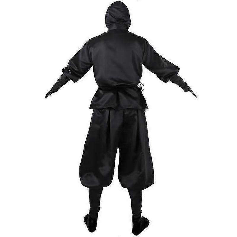 Halloween Costume Japanese Male Black Ninja Cosplay Costume | Fruugo UK