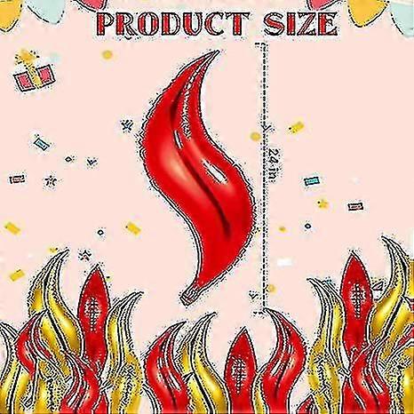 10 Pcs Fake Fire Balloons Firefighter Fire Truck Birthday Party ...