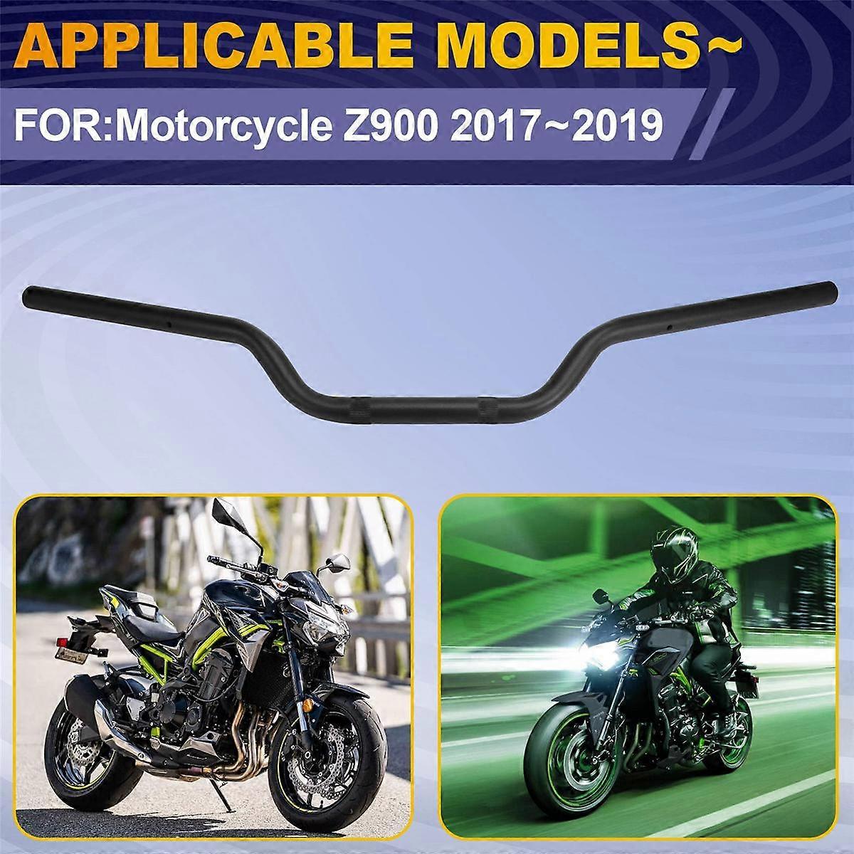 Black Motorcycle Handlebar Hand Bar for Z900 2020-2024 | Fruugo UK