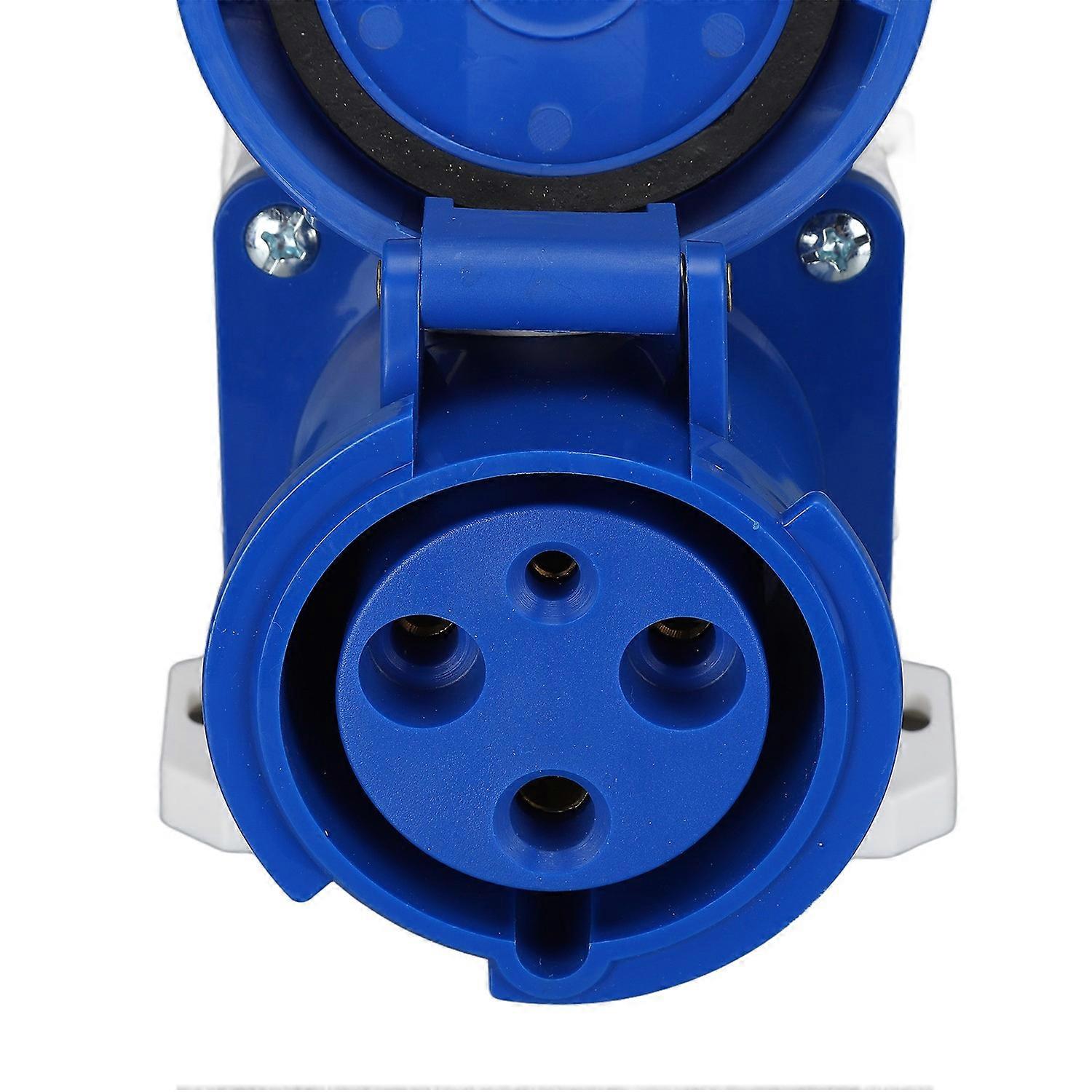 Industrial Connector Waterproof Cable Wire Plug Socket 3 Phase 3 Pin 2P ...