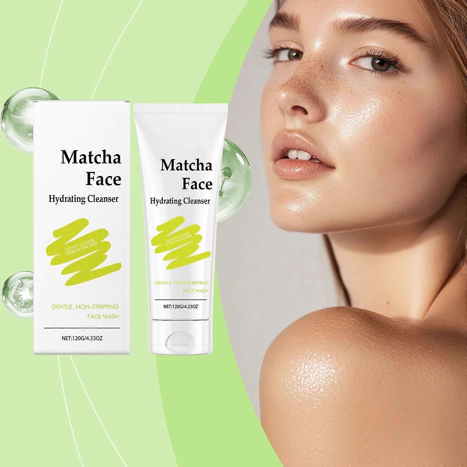 Matcha Hydrating Cleanser Daily Gentle NonStripping Face Wash Enriched ...