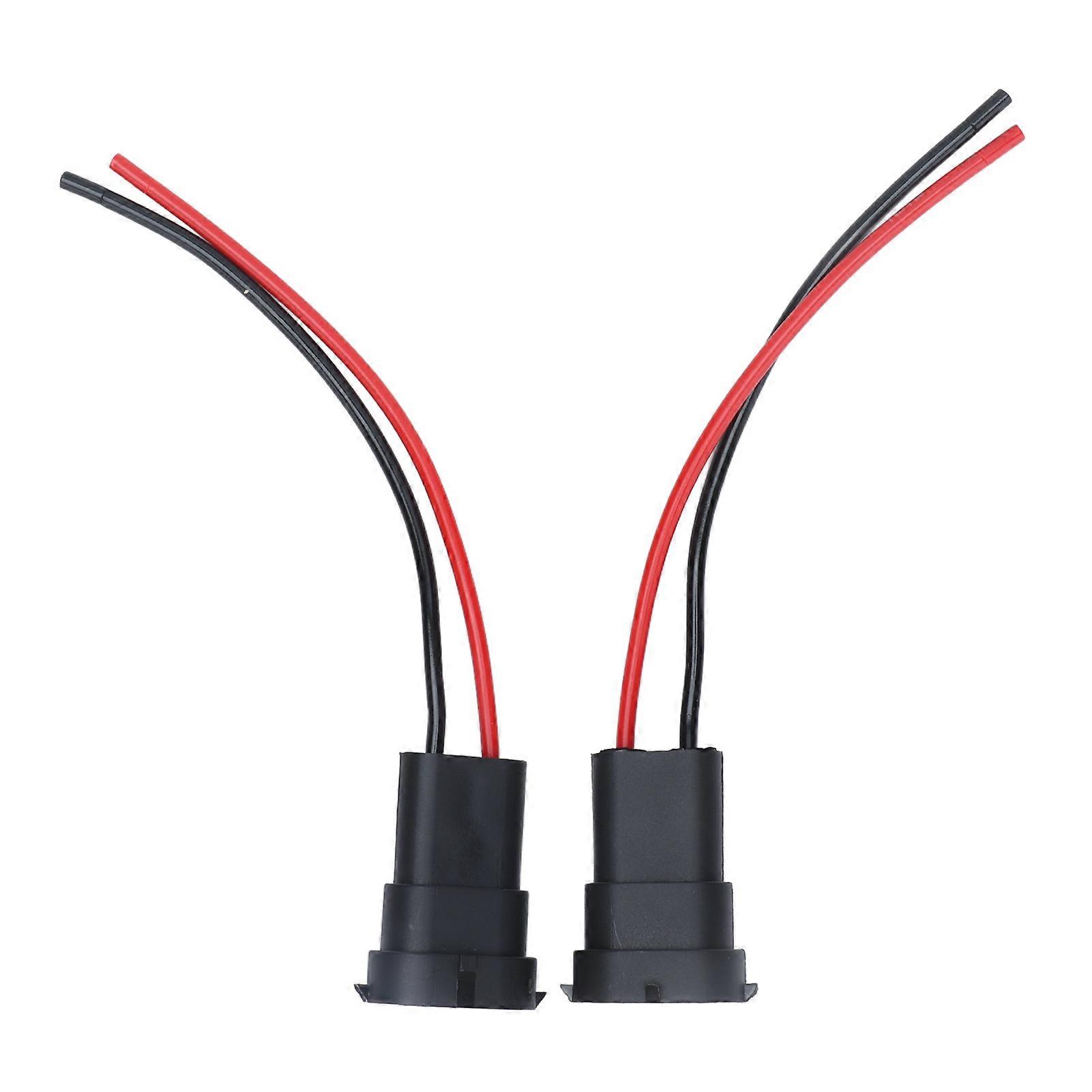 2Pcs Socket Wires Male Adapter Headlight Copper Wiring Harness 12V for H11 H8 880 890 Bulb ...