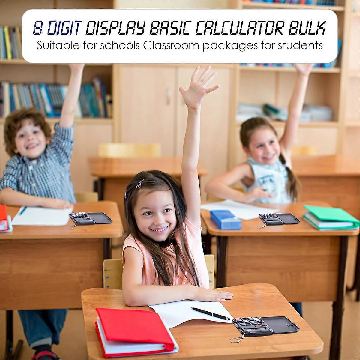 20pcs Kids Calculator Bulk Classroom Supplies Basic Pocket Calculator ...