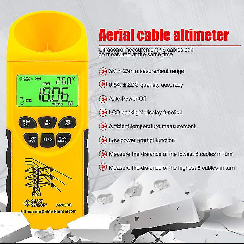 Cable Height Meter Lcd Display Cable Height Measuring Instruments Test ...