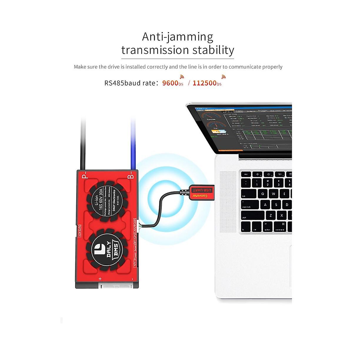 BMS USB- UART Communication Protocol to PC for LiFePO4 - LTO Battery 4S ...