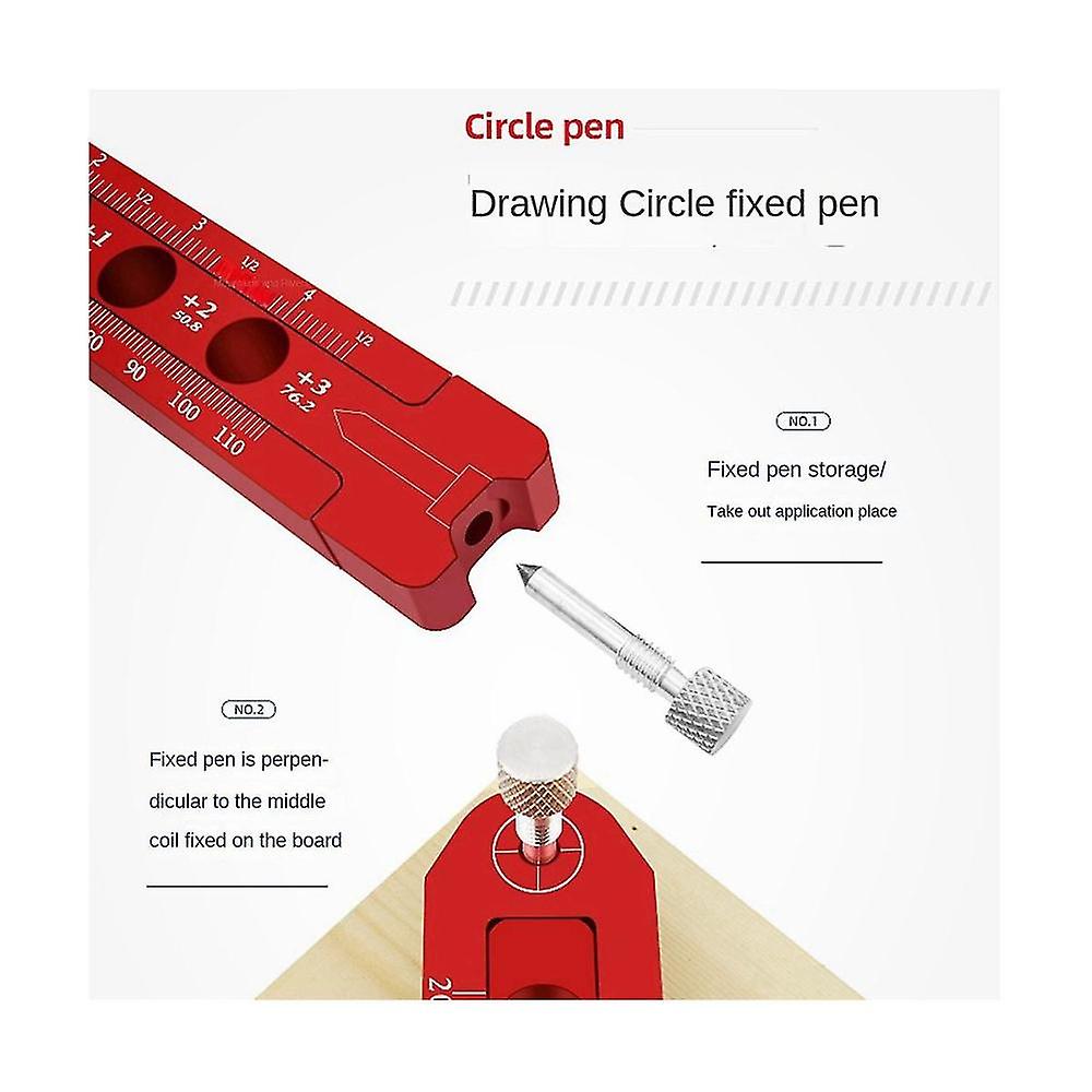 Aluminum Alloy Carpentry Drawing Compasses Industrial Drawing Suitable ...