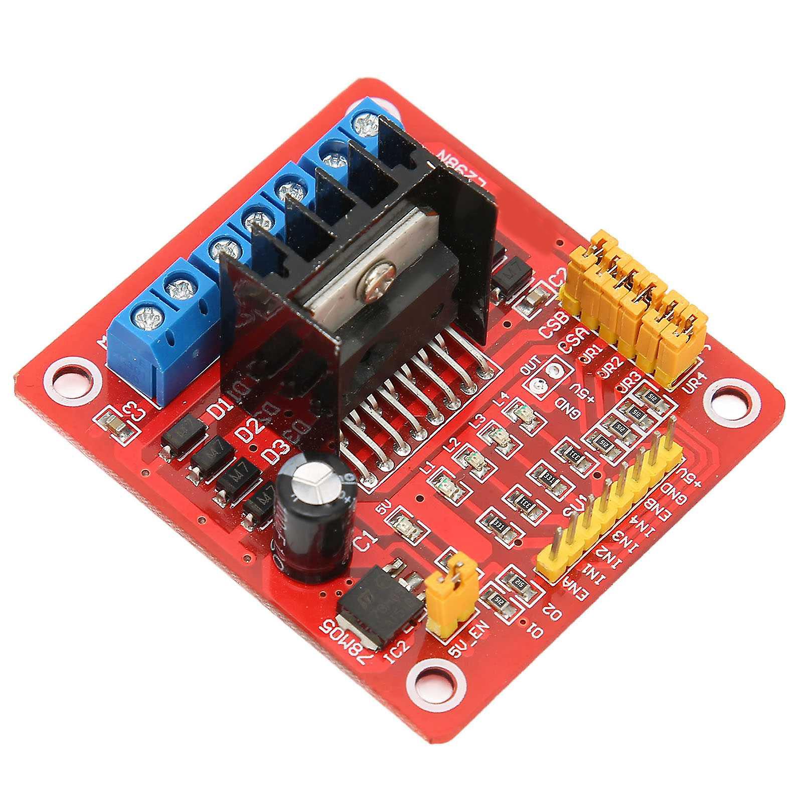 L298N Dual H Bridge DC Stepper Motor Driver Module Controller Board ...