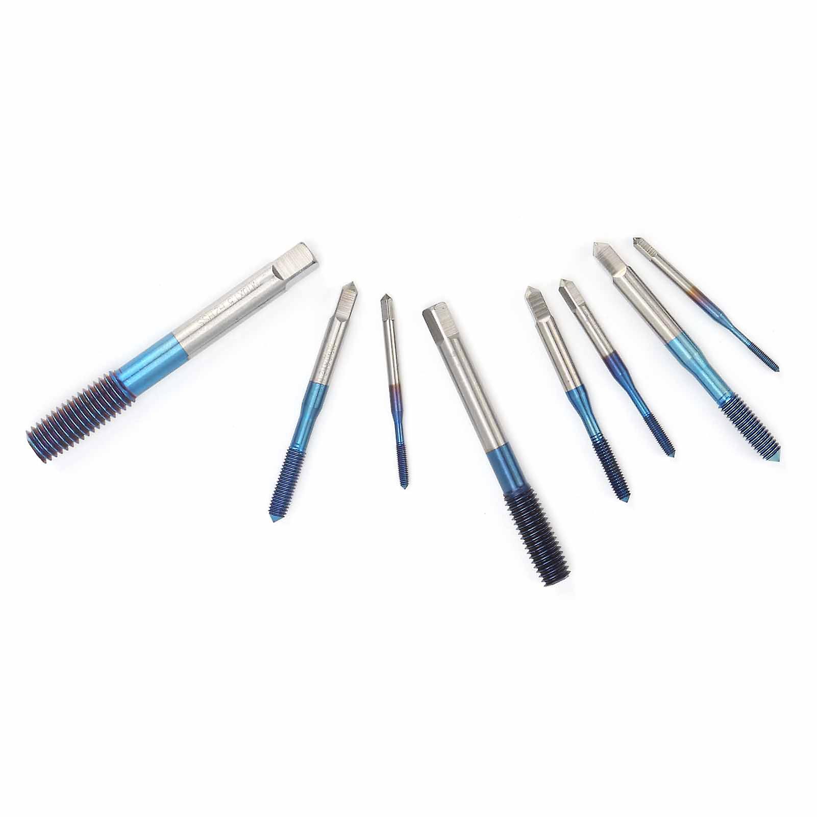 M2 M2.5 M3 M4 M5 M6 M8 M10 Blue Metric Screw Thread Drill Bits - Set of ...