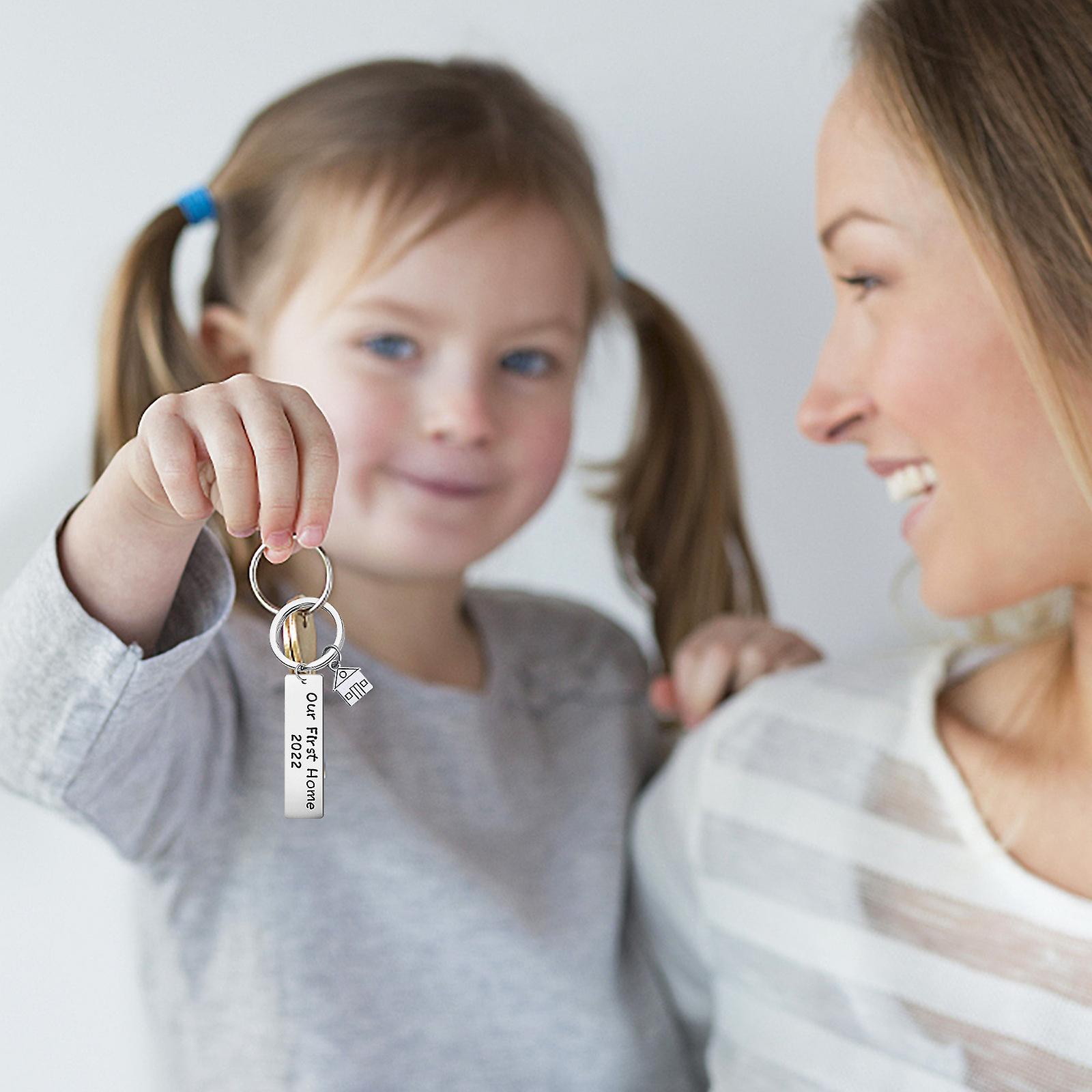 Our First Home 2022 Stainless Steel Titanium Steel Keychain Pendant For ...