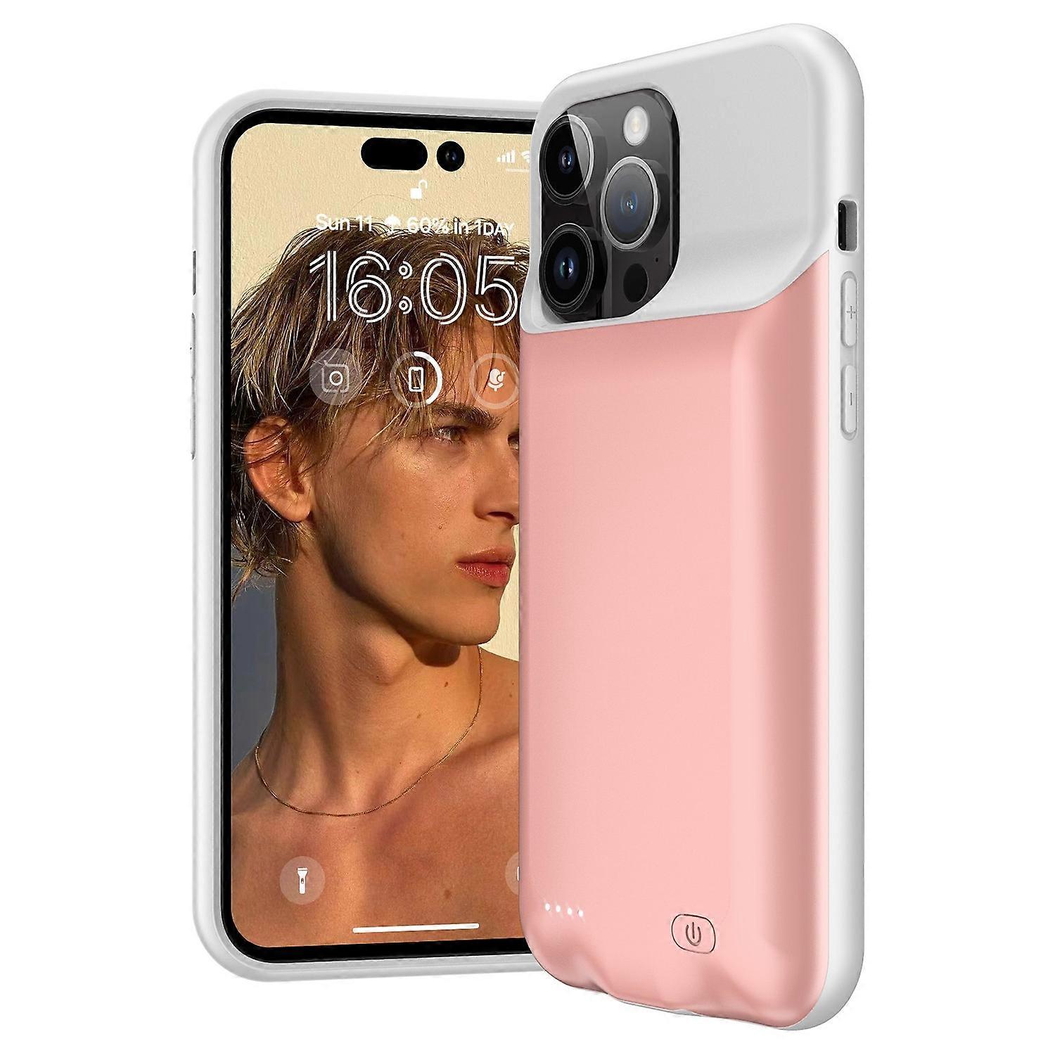 7000mAh Battery Case for iPhone 15 Pro , Rechargeable Power Bank Phone ...