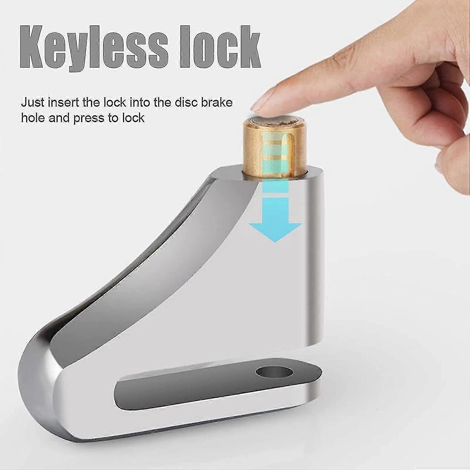 Scooter Anti-theft Motorcycle Disc Lock, Scooter Disc Brake Lock, Anti ...