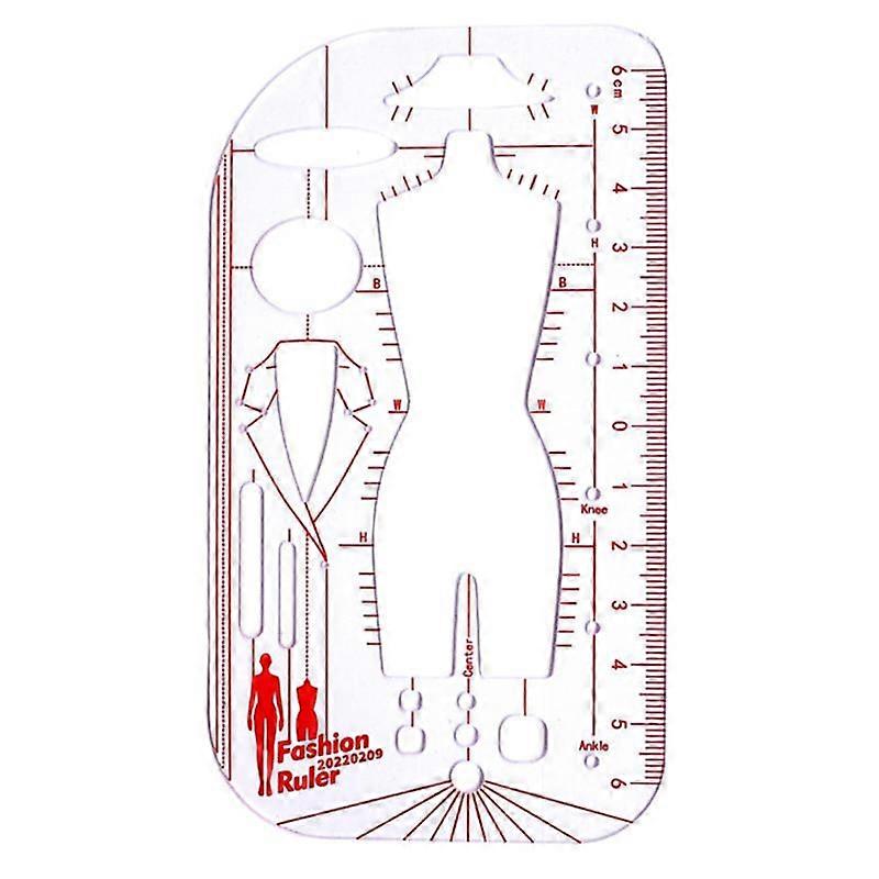 Sewing Ruler Quilting Ruler Fashion Drawing Ruler | Fruugo UK