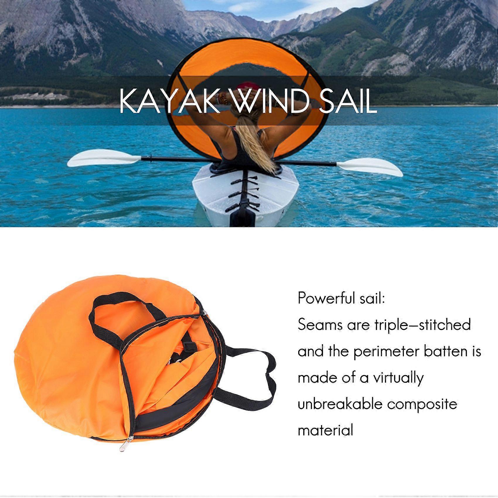 Wind Sail Kit 42 inches Kayak Canoe Accessories, Easy Setup & Deploys ...