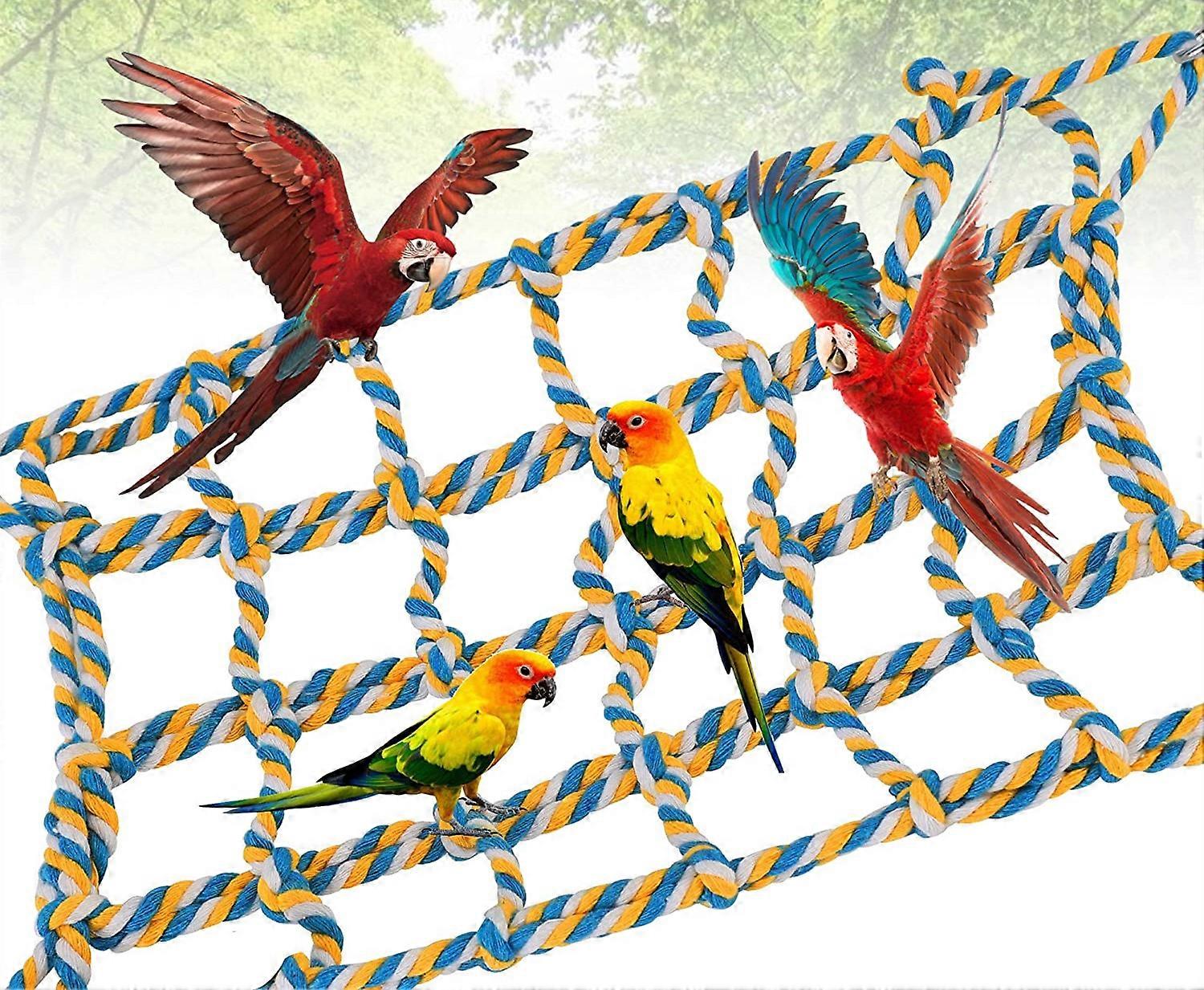 Pet Climbing Rope Nets Sturdy Rope Bridge Rat Hammock Hammock Swing ...