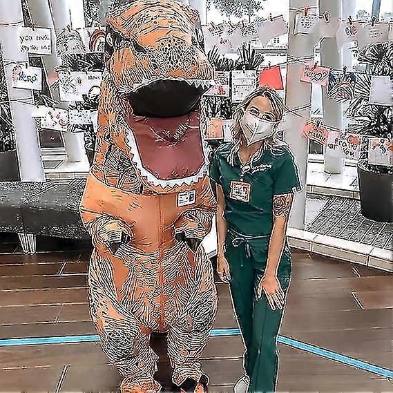 Dinosaur Inflatable Costume - T-rex Costume - Need A Cheer - Funny ...