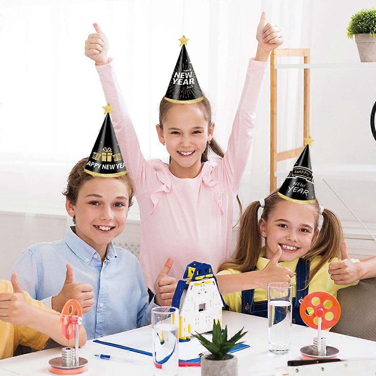 6 Pieces New Years Eve Party Hats, Happy New Year Decorations 2024, New ...