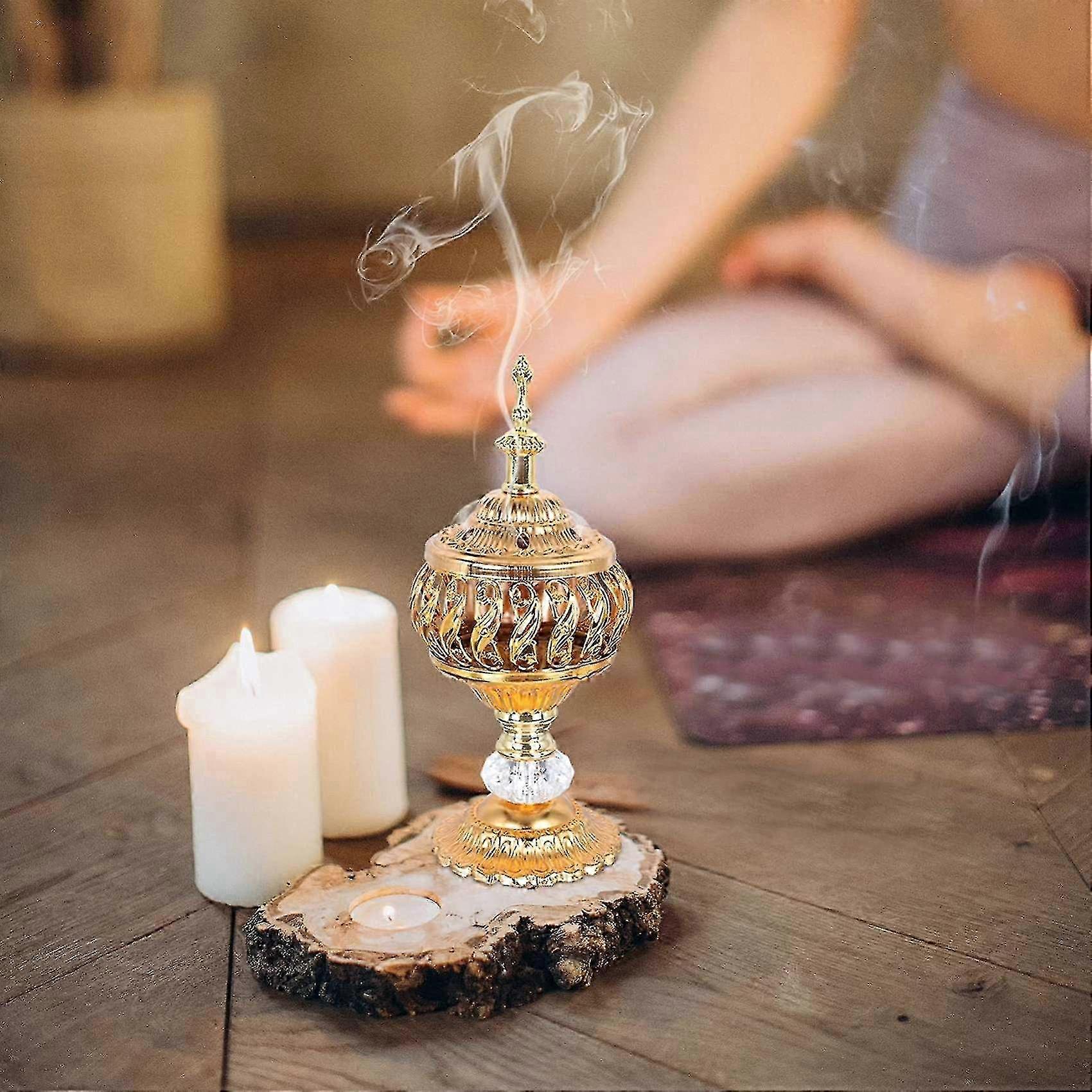 Burner Bakhoor Charcoal Burner Metal Arab Censer Desktop Decor for ...