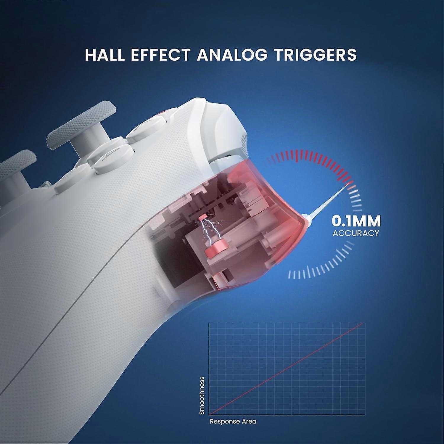 T4 Cyclone Pro Wireless Pro Controller for Switch/Lite/OLED, Hall ...