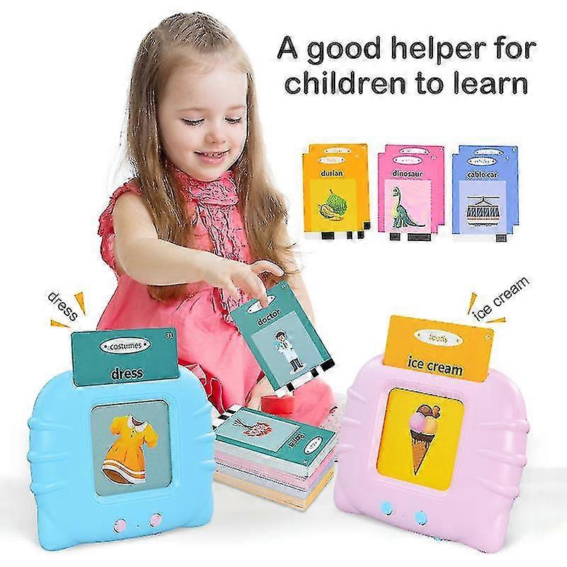 Kids Audio Electronic Cards Book Cognitive Talking Flash Cards Early ...