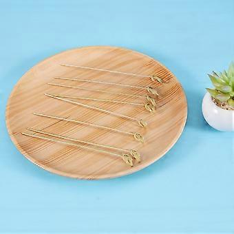 100PCS Disposable Bamboo Knot Skewers Bamboo Knot Picks Bamboo Picks ...