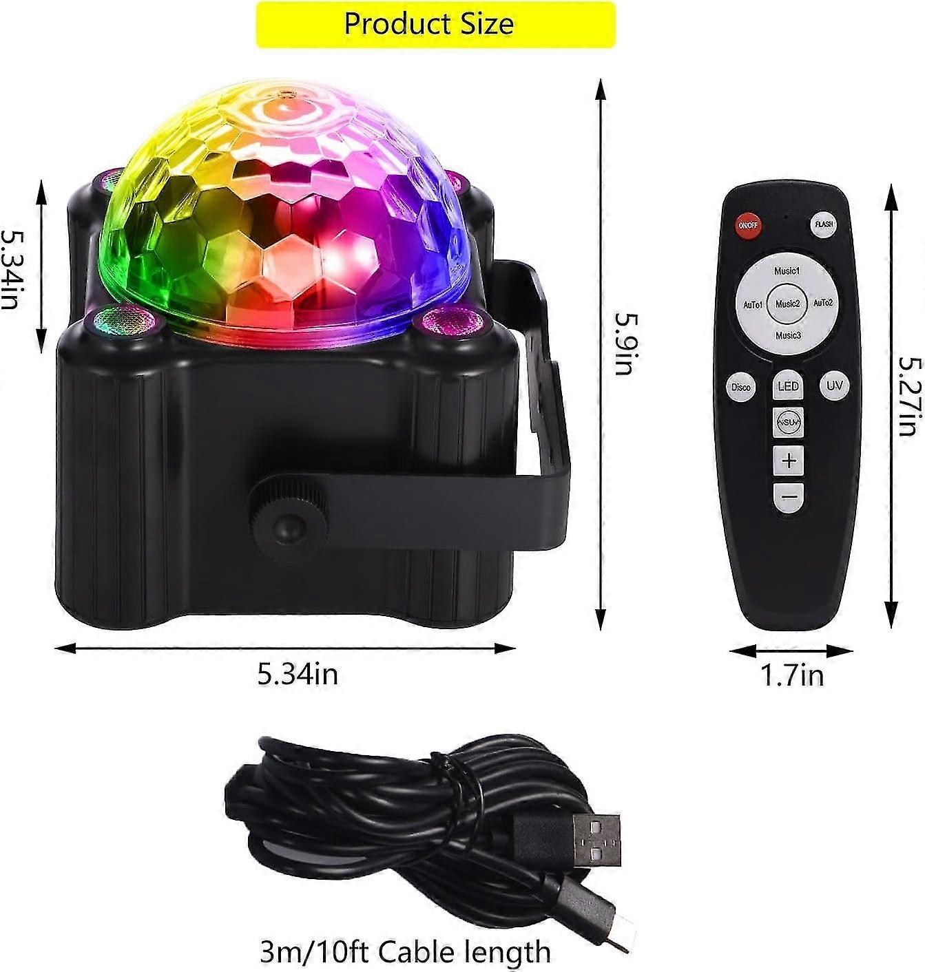 Disco Light, Party Lights Disco Ball Light, Dj Disco Light Sound ...