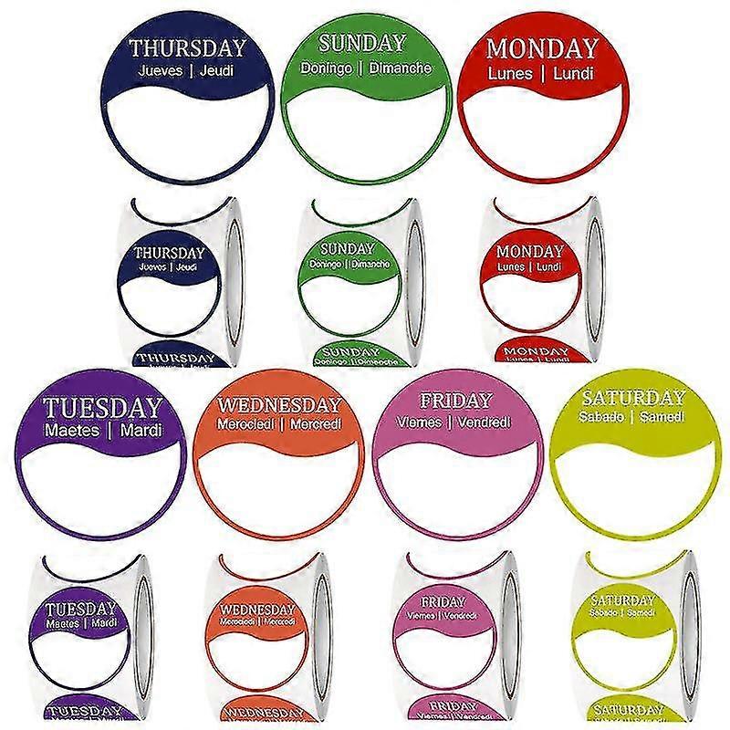 Food Labels Stickers, Date Labels For Food , Days Of The Week Labels ...