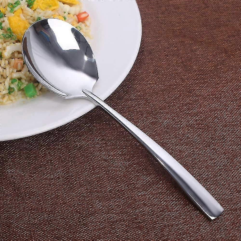 Large Serving Spoon,set Of 4 Stainless Steel Large Serving Spoon,mirror ...