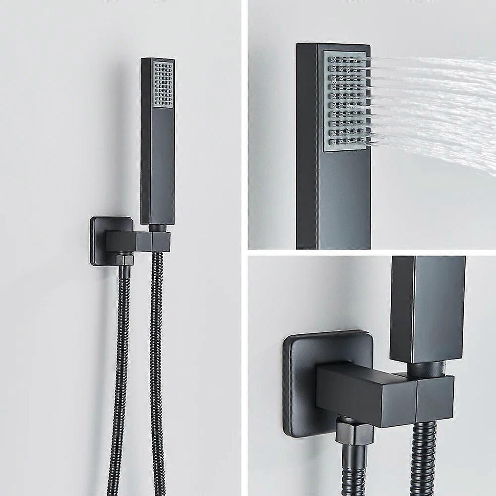 Embedded Ceiling Intelligent Remote Control LED Rainfall Shower Set ...