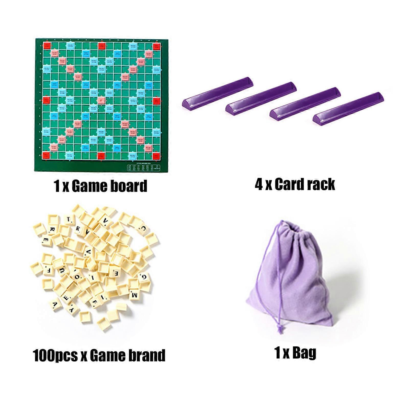 Children Educational Toys Letter Matching Scrabble Board Game Original ...