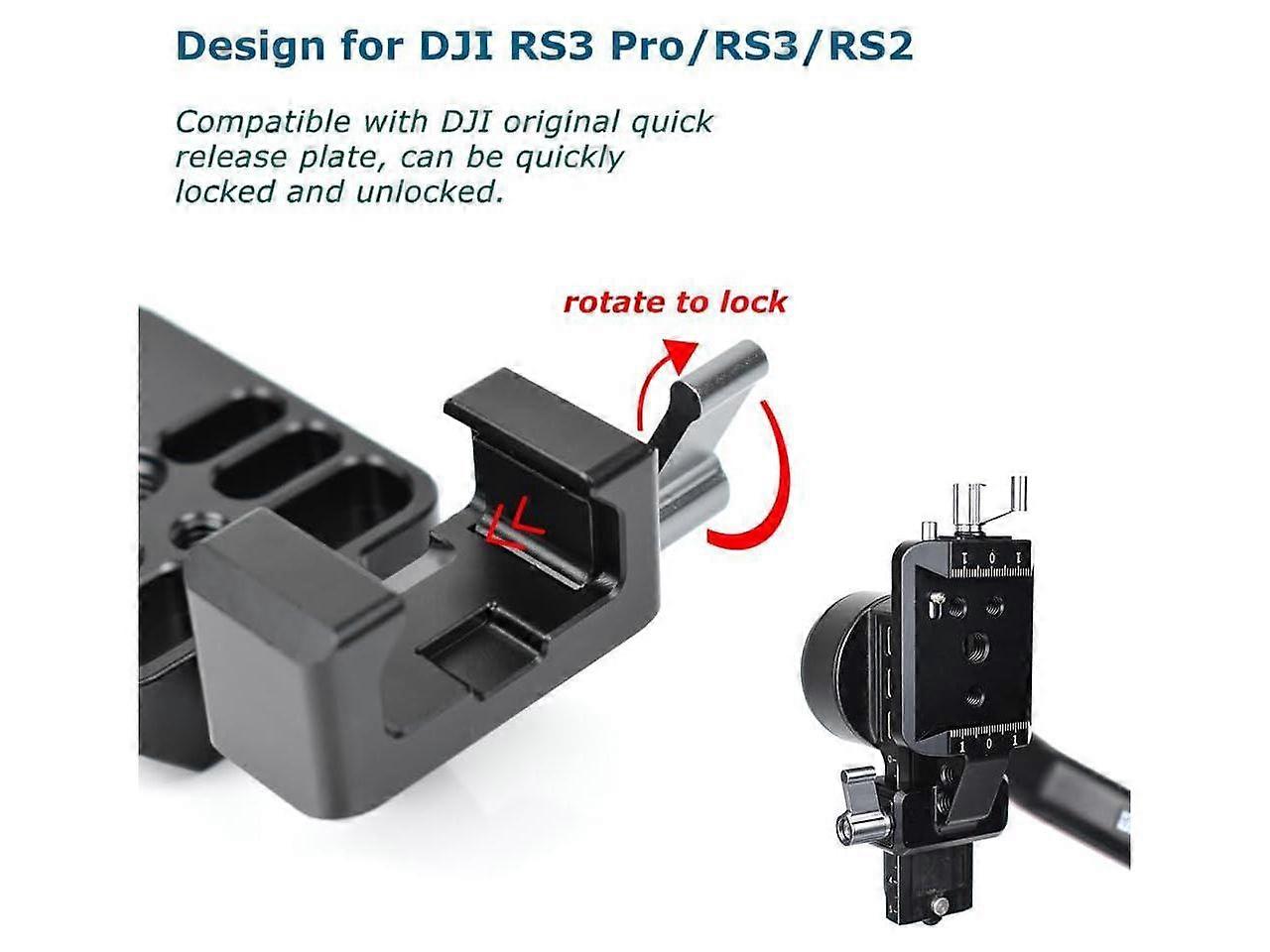 Vertical Camera Mount for DJI RS 2 / RS 3 / RS 3 Pro Gimbal, Aluminum ...