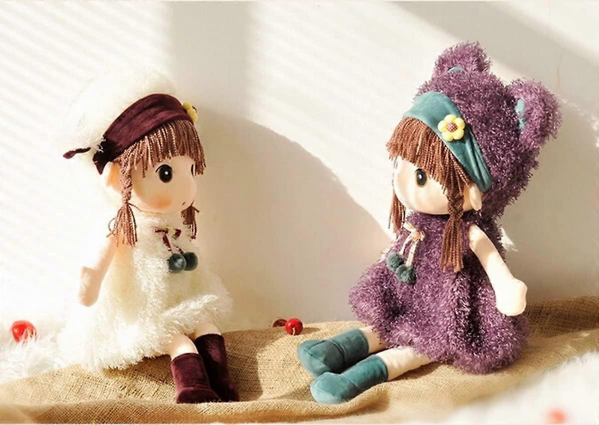 Kawaii 17 inch Stuffed Plush Girl Toy Doll . Good Gift for Kids Baby ...