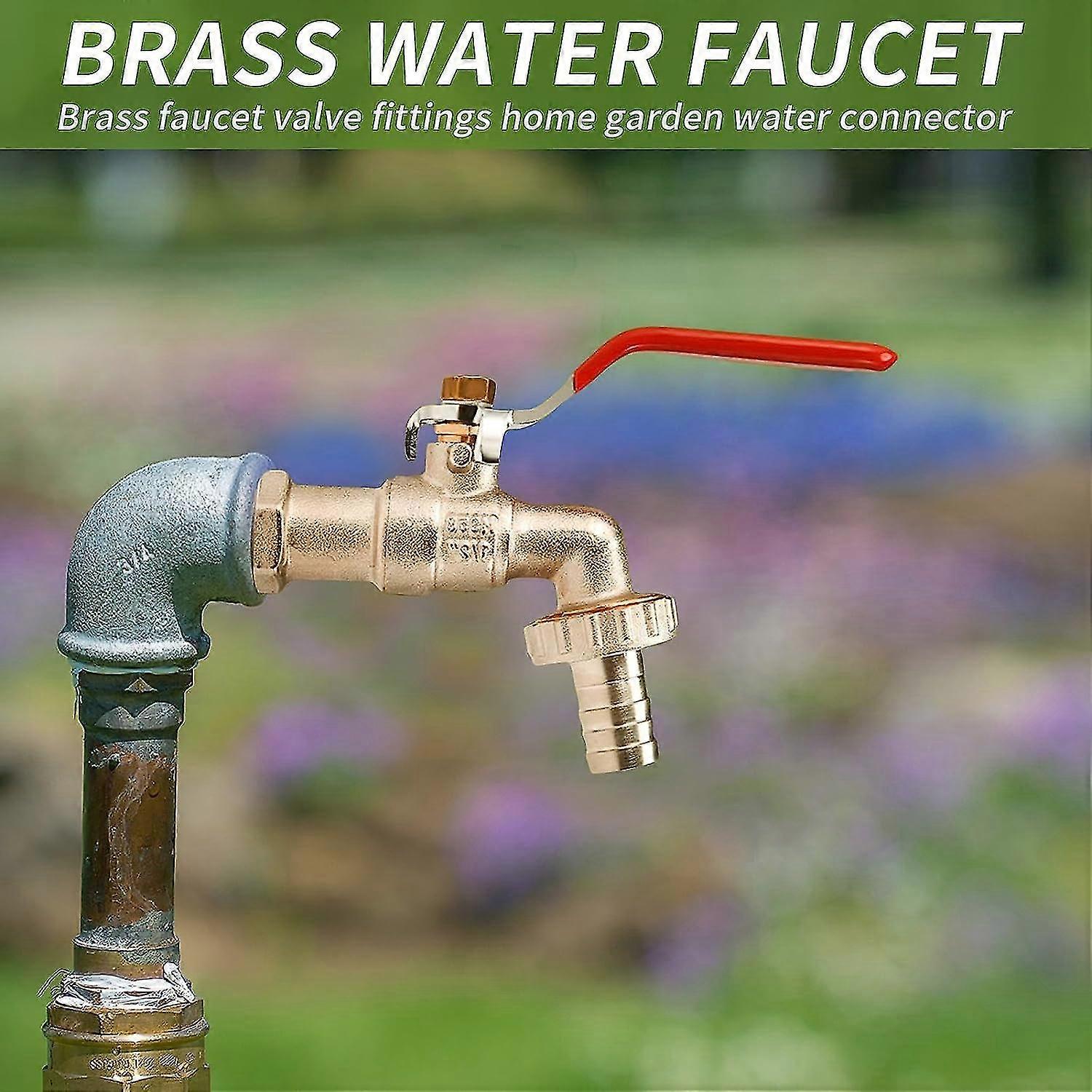 1000l Tank Faucet,rain Water Catcher Faucet 1/2" (13mm) Tank Adapter ...