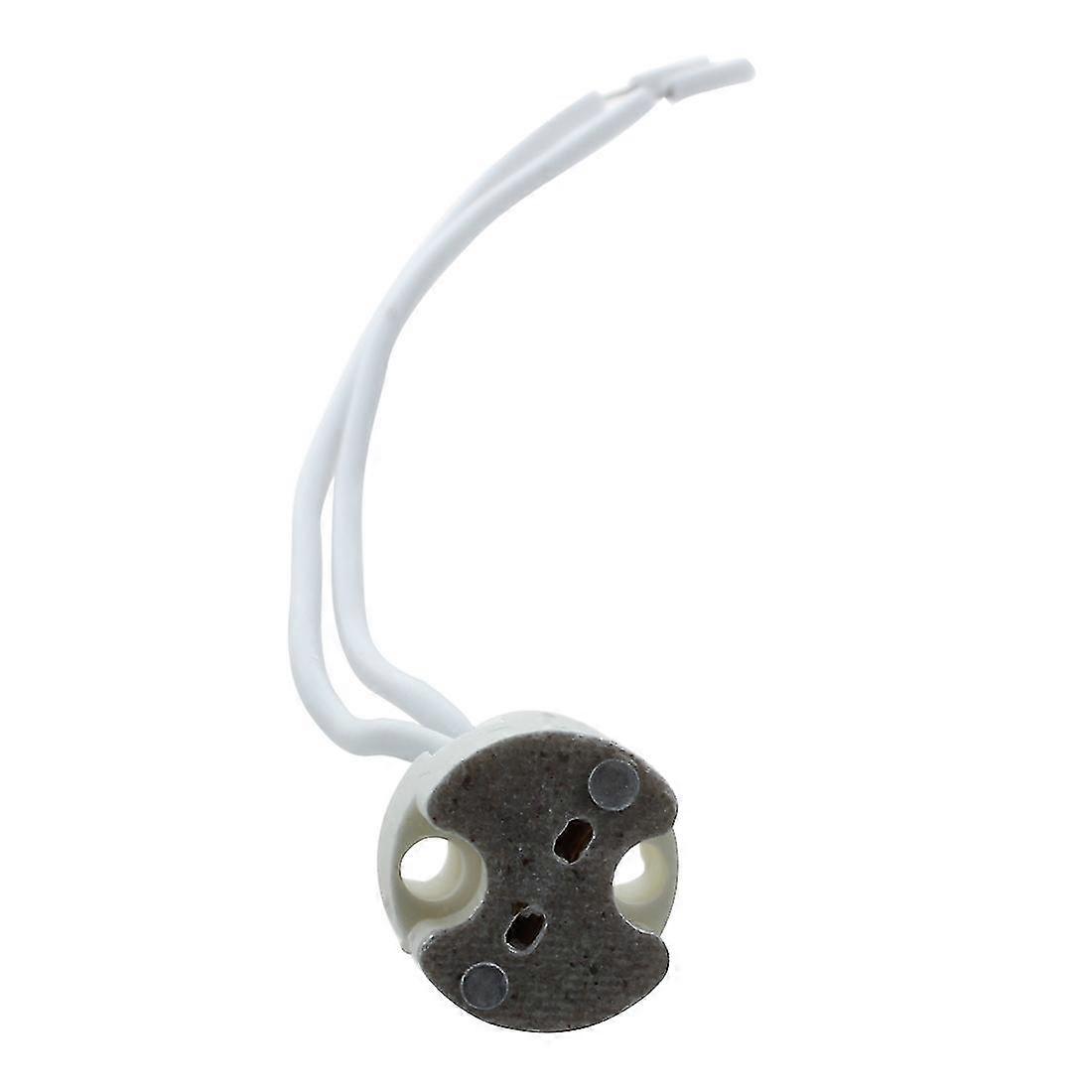 15 Pcs White Mr16 Gu5.3 Ceramic Socket Led Light Lamp Holder | Fruugo UK