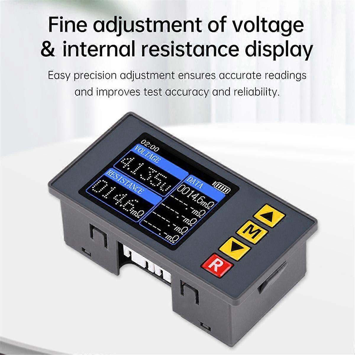 TS457 Voltage Internal Resistance Tester AC 4-Wire Method Voltage Meter ...